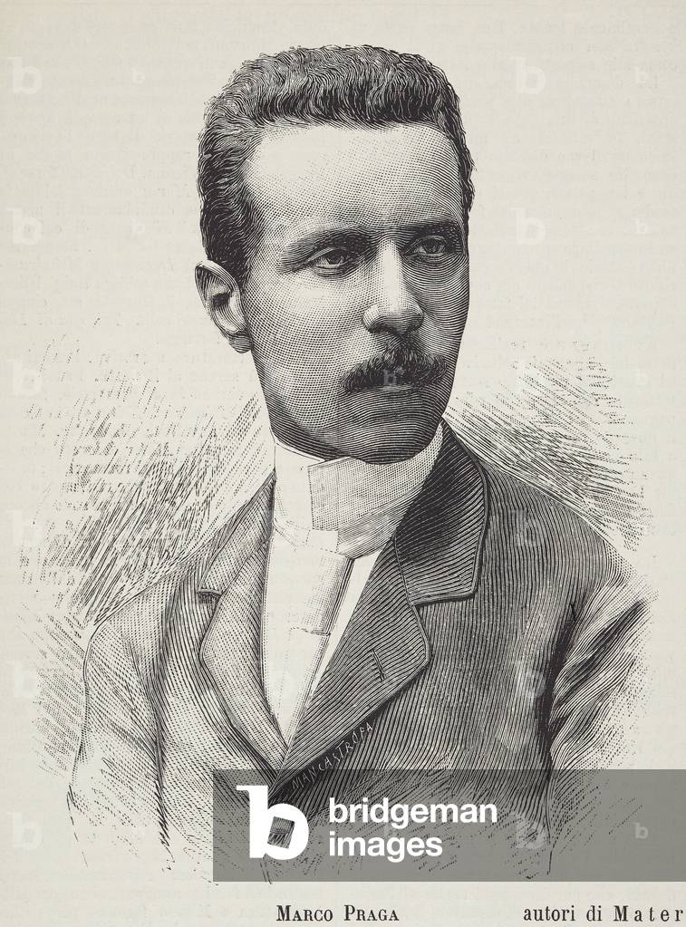 Image of Marco Praga (1862-1929), écrivain et dramaturge italien.