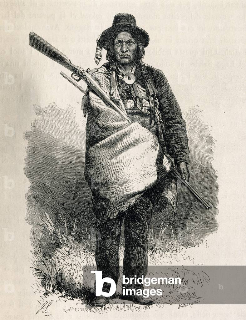 Image of Spotted Wolf, head of Cheyenne tribe, Native American ...