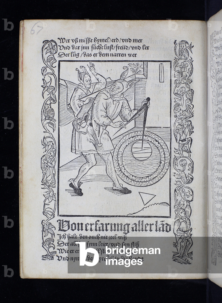 Image of The Ship of Fools, 1499 (woodcut)