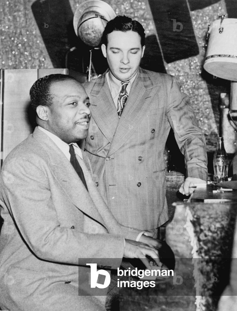 Image of Count Basie (1904-1984) with Bob Crosby at the Howard Theatre ...