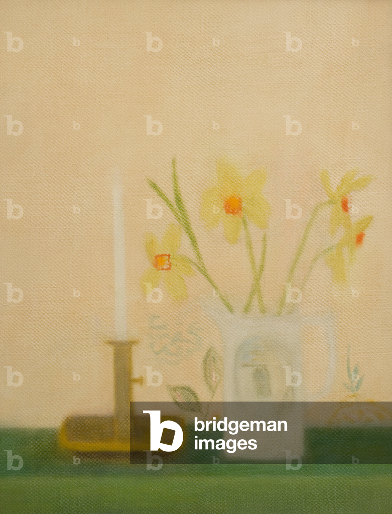 Image of Candlestick Still Life, 1960 (oil on canvas) by Aitchison, Craigie (1926-2009)