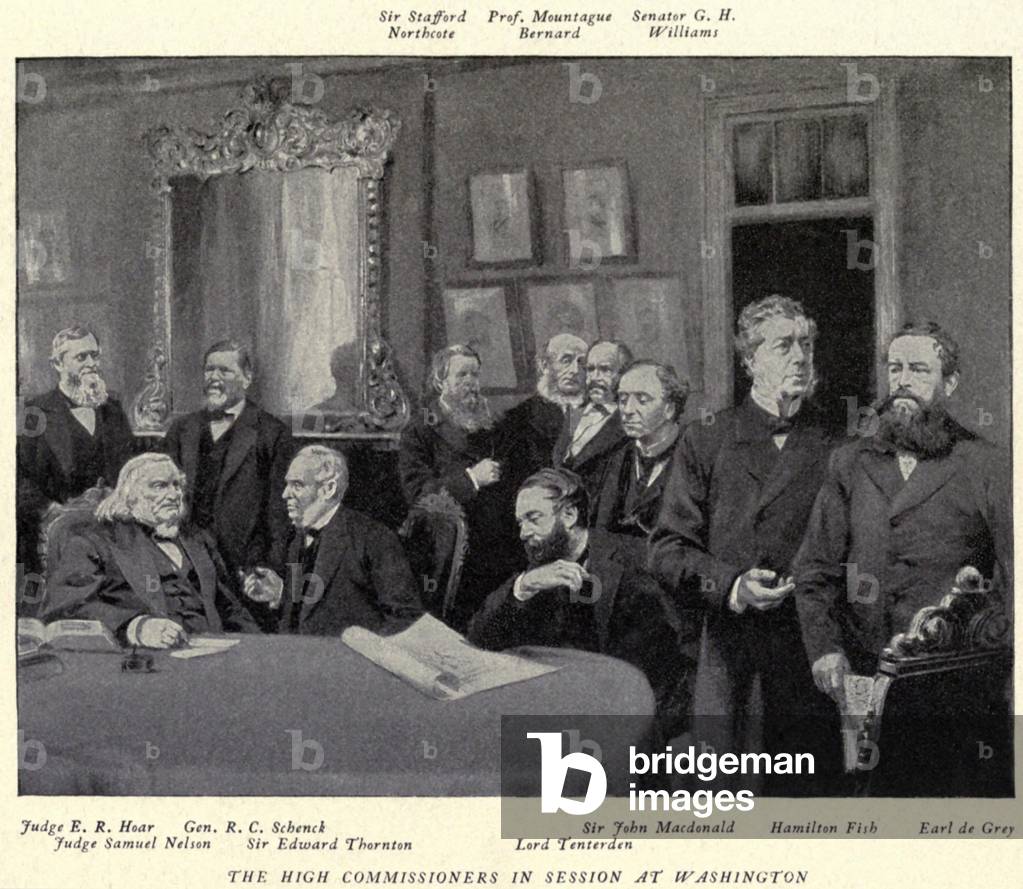 Image of The High Commission in session in Washington, was formed to