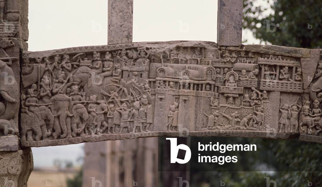 Image of Detail of a relief of the southern gate of the