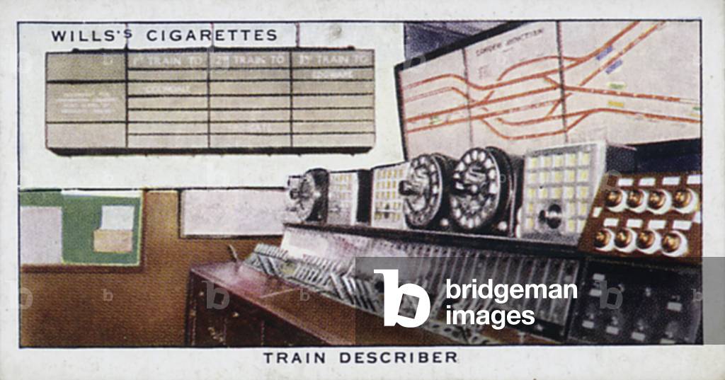 Image of Railway Equipment: Train Describer, Underground Lines, London ...