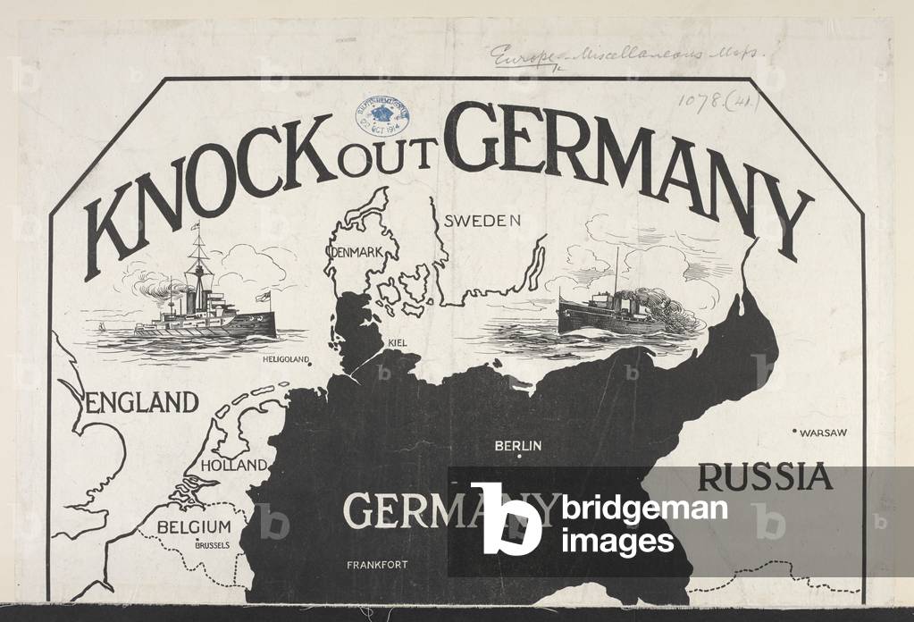 Image of A pictorial map of the First World War.