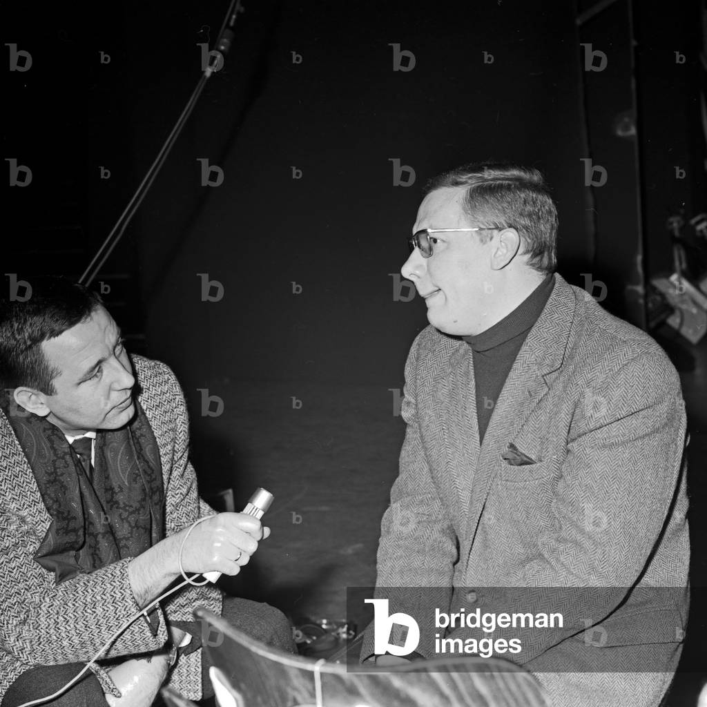 Image of German actor Wolfgang Voelz at Hamburg, Germany 1960s