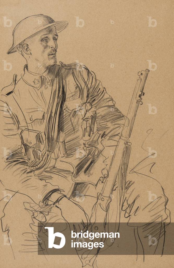 Canadian Soldier Drawing