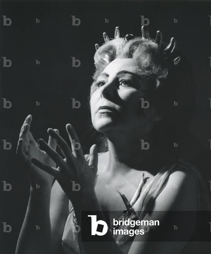 Image of Christa Ludwig in role ias Kundry n Richard Wagner 's