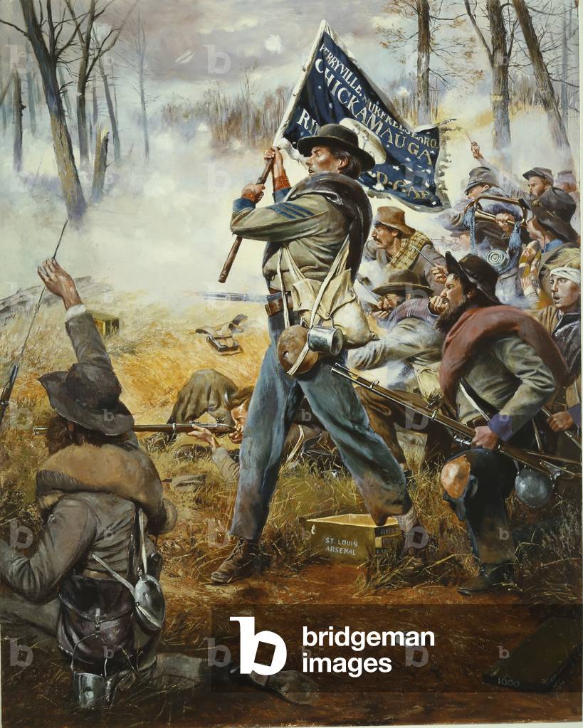 Image of Pat Cleburne's Men. Soldiers Of The 33rd Alabama Regiment In ...