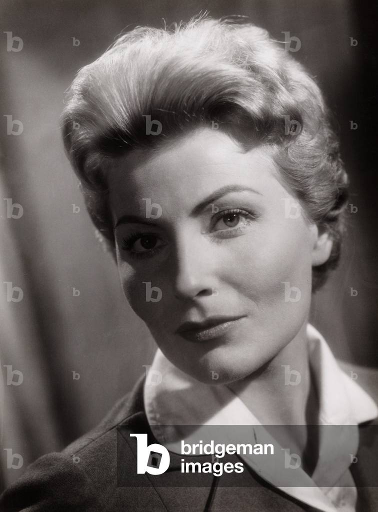 Image of German movie actress Winnie Markus, Germany around 1959 (b/w ...