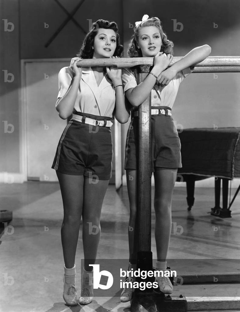 Image of Ann Rutherford And Lana Turner, Dancing Co-Ed 1939 Directed By