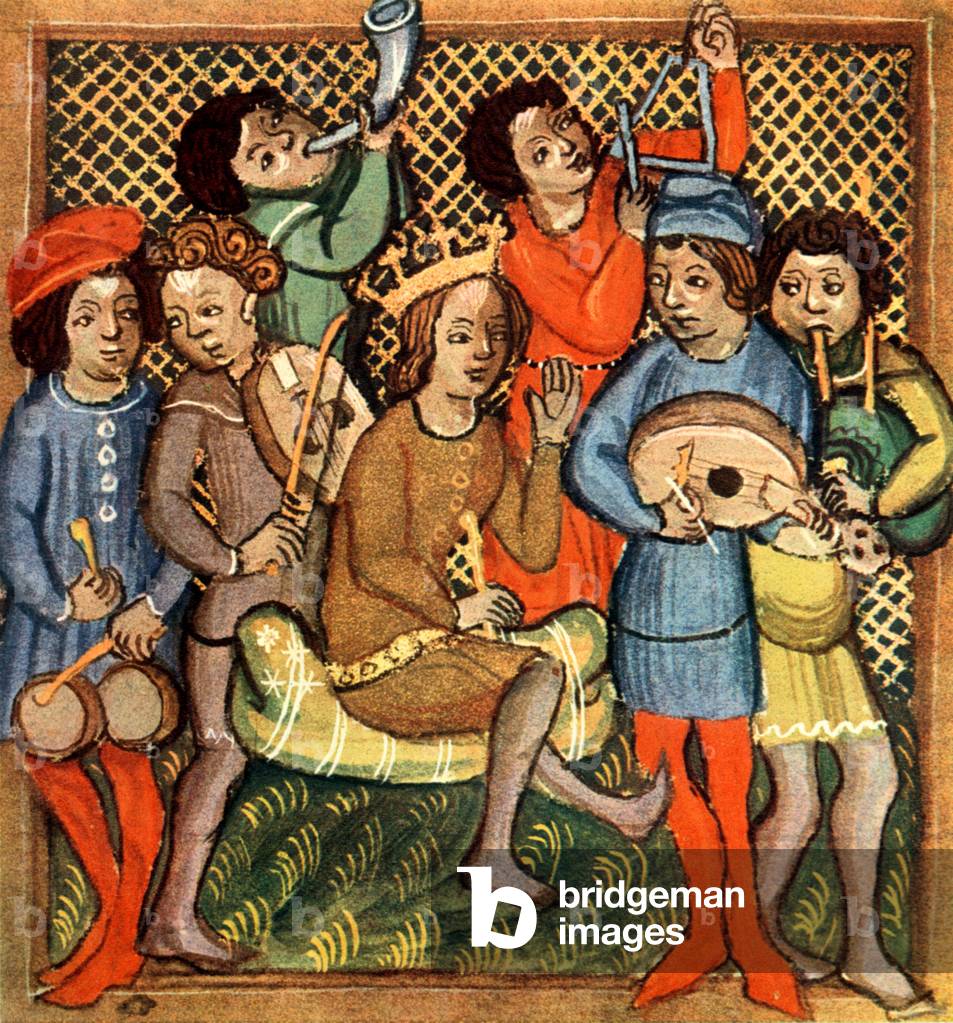 Medieval Lute Player