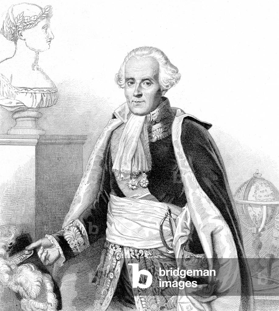 Image of Pierre Simon de Laplace, 19th century (engraving)