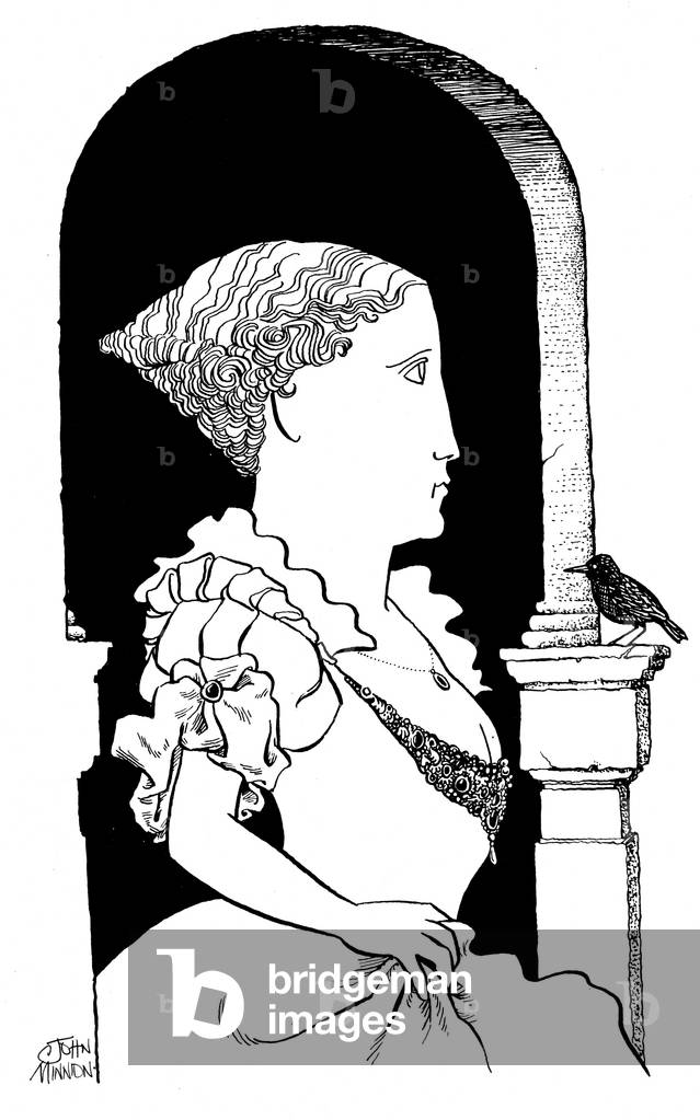 Image of Francesca Caccini - caricature of the Florentine singer and ...