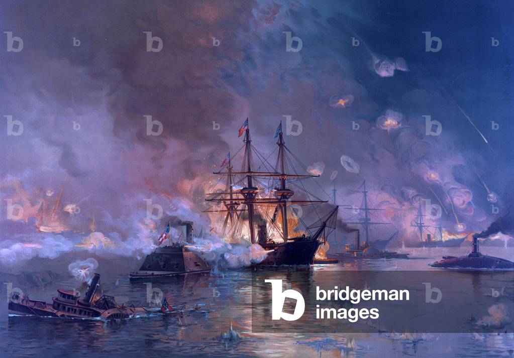 Image of The Capture of New Orleans during the Civil War, 1886 by ...