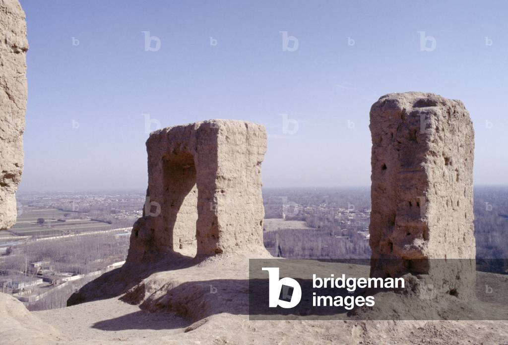 Image of Atashgah (Fire temple), Isfahan (Esfahan), Iran, Sassanid ...