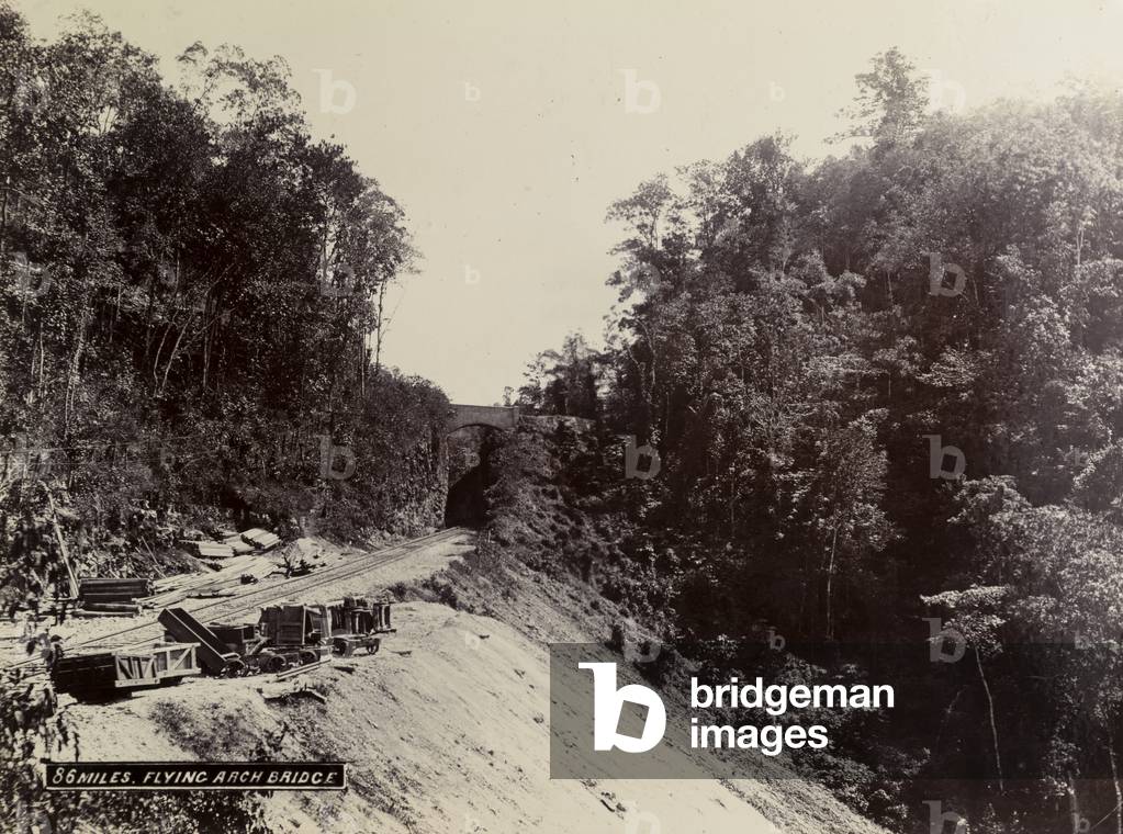 Image of Flying Arch Bridge, Jamaica (b/w photo) [1999/221/1/62/10]