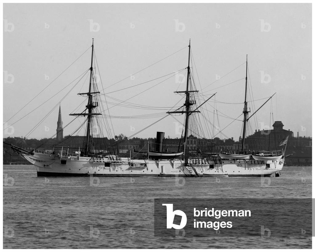 Image of USS Yantic (b/w photo)