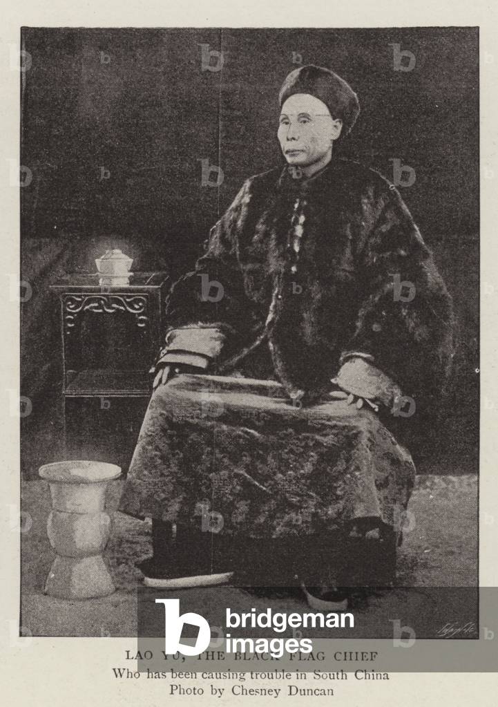 Image of Lao Yu, the Black Flag Chief (b/w photo) by English ...