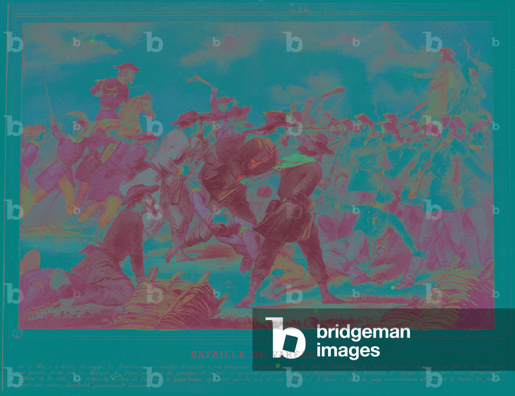 Giuseppe Garibaldi In Battle
