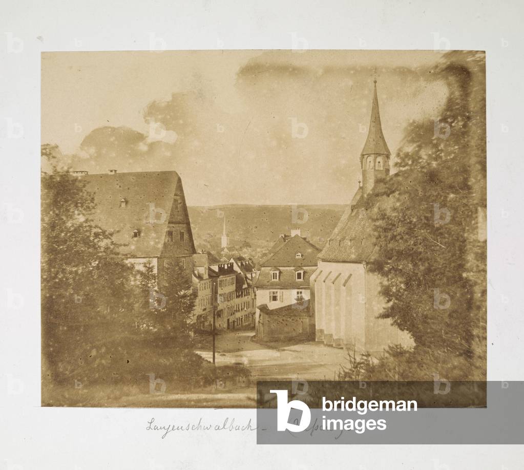 Image of View in the German spa town of Langenschwalbach (Nassau) c.1855-56