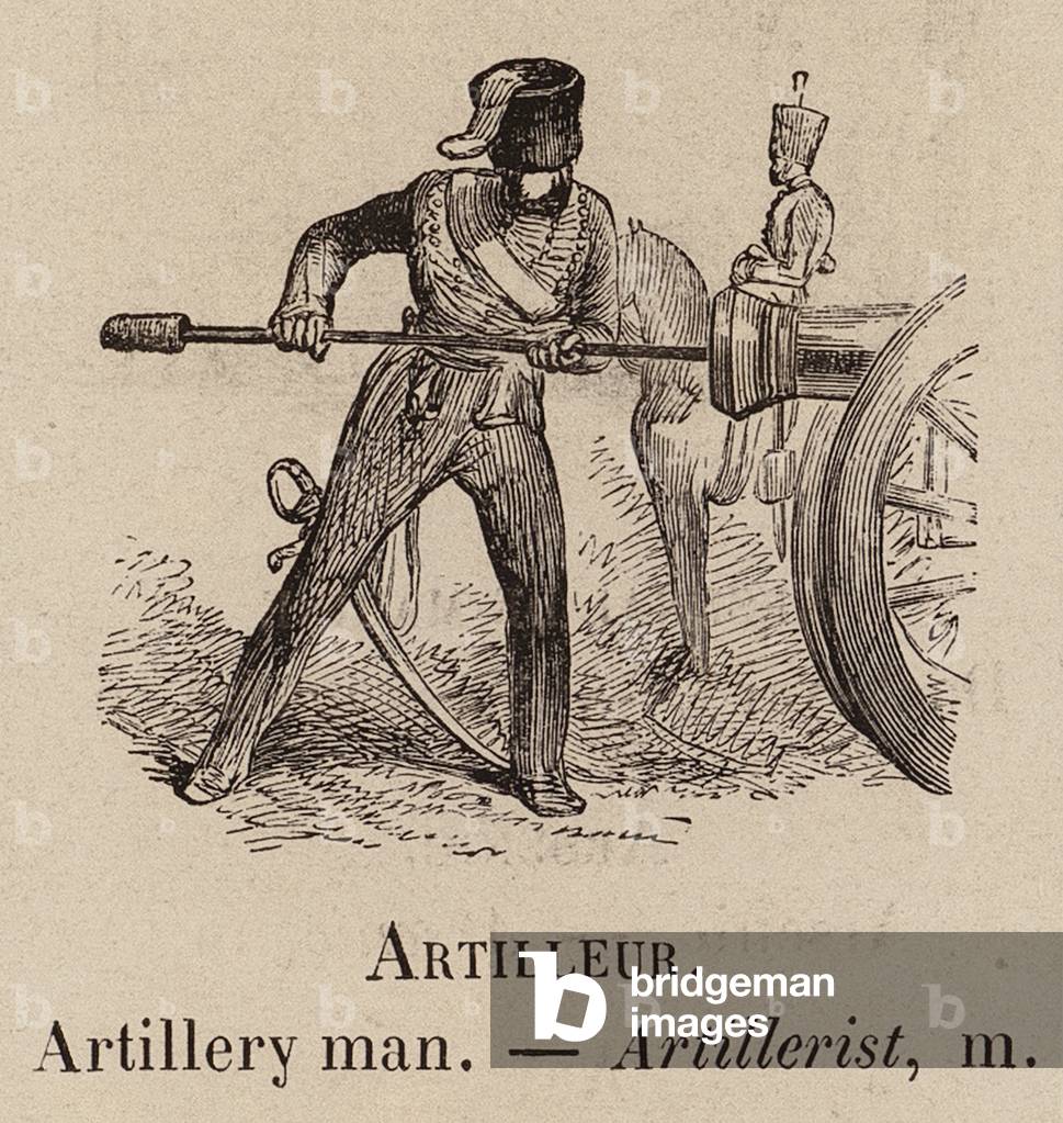 Image of Le Vocabulaire Illustre: Artilleur; Artillery man; Artillerist ...