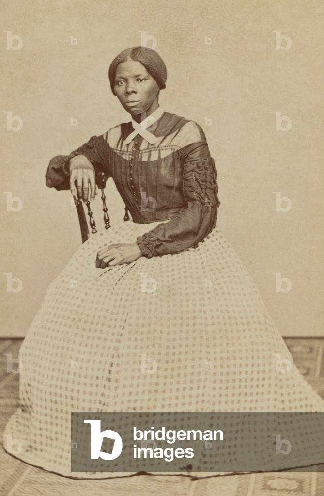 Image of Harriet Tubman, in 1868 or 1869 photograph by Benjamin F. by Powelson, Benjamin F ...