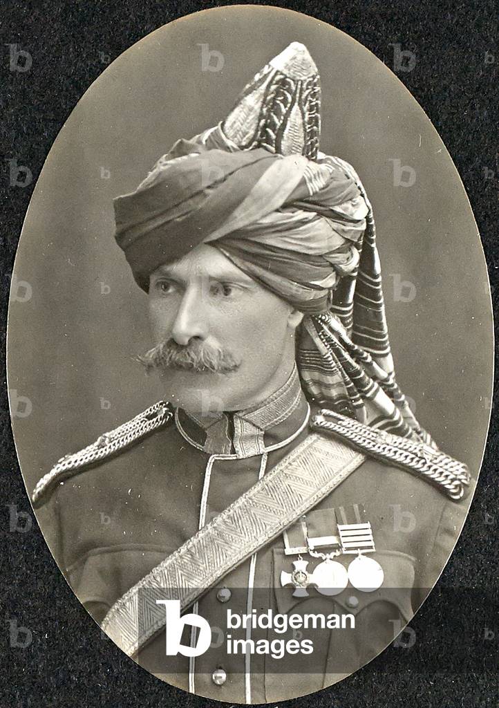 Image of Major Edward Mary Joseph Molyneux, 12th Cavalry, 1911 (b/w ...