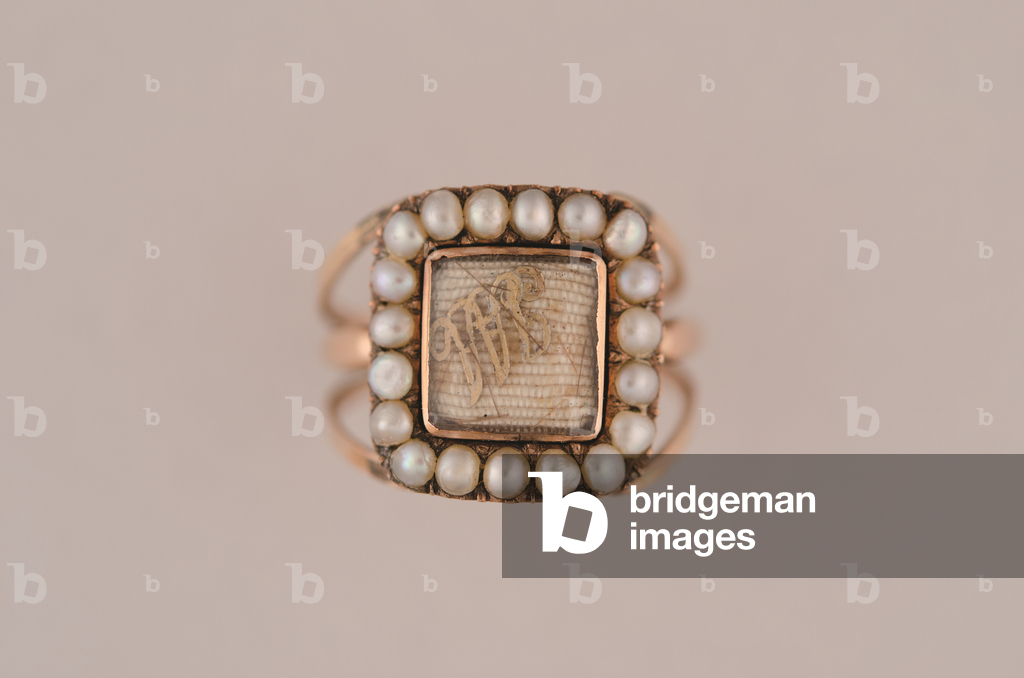 Image of Adams ring given to Mercy Otis Warren, c.1812 (gold, seed by ...
