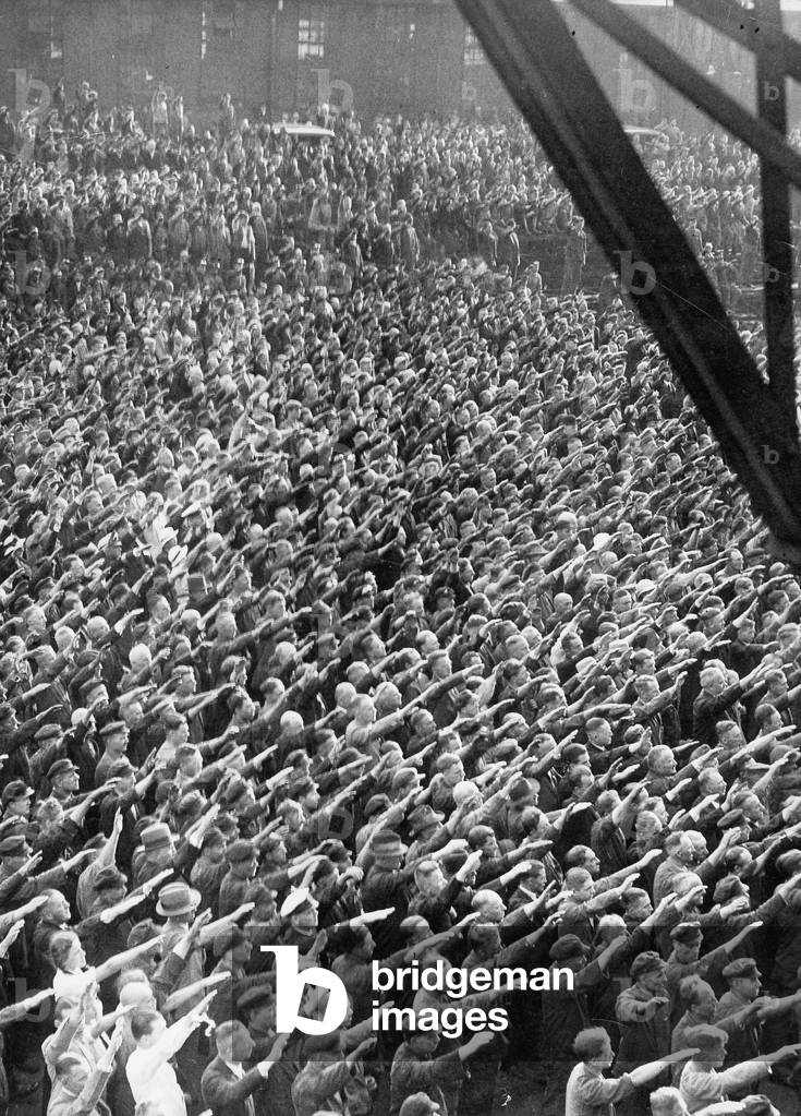 Hitler Speech Crowd