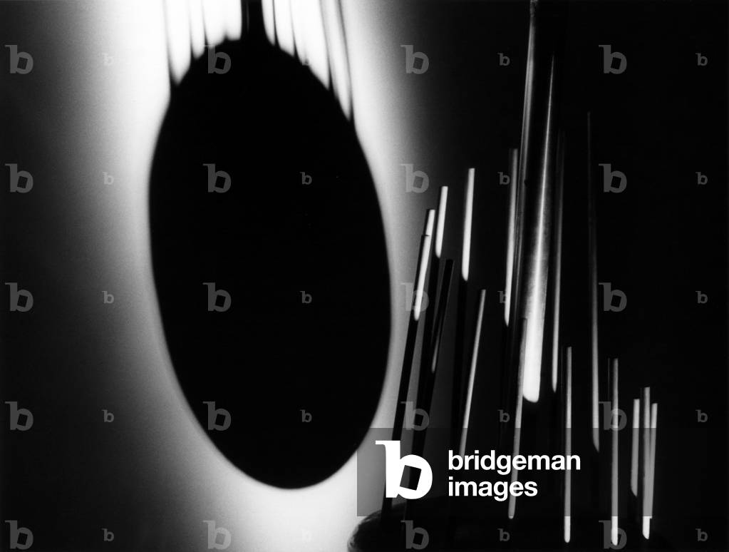 Artistic picture of a waterphone by