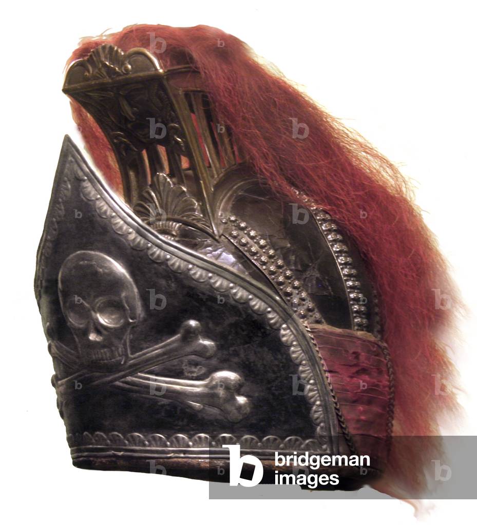 Image of British 17th Light Dragoons Officer's helmet