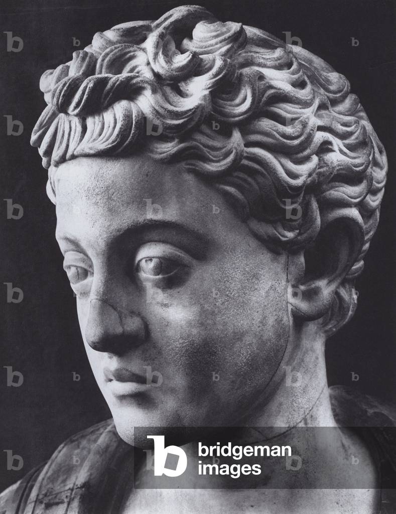 Image of Roman Portraits: So-Called Commodus (b/w photo) by Schneider-Lengyel, Ilse (1903-72)