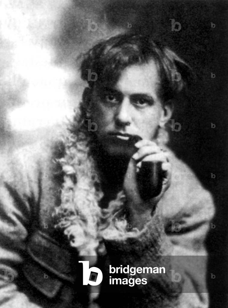 Image of Aleister Crowley (1875-1947) english mystic, black magus in ...
