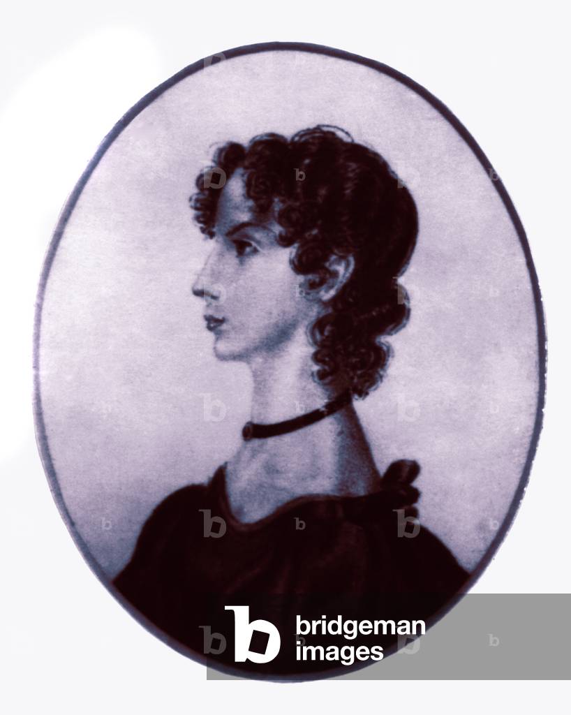 Image of Anne Brontë - portrait by Bronte, Charlotte (1816-55)