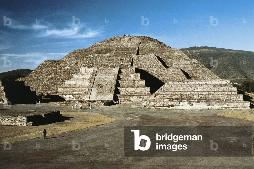 Pyramid of Moon, Teotihuacan (Unesco World Heritage List, 1987), Mexico ...