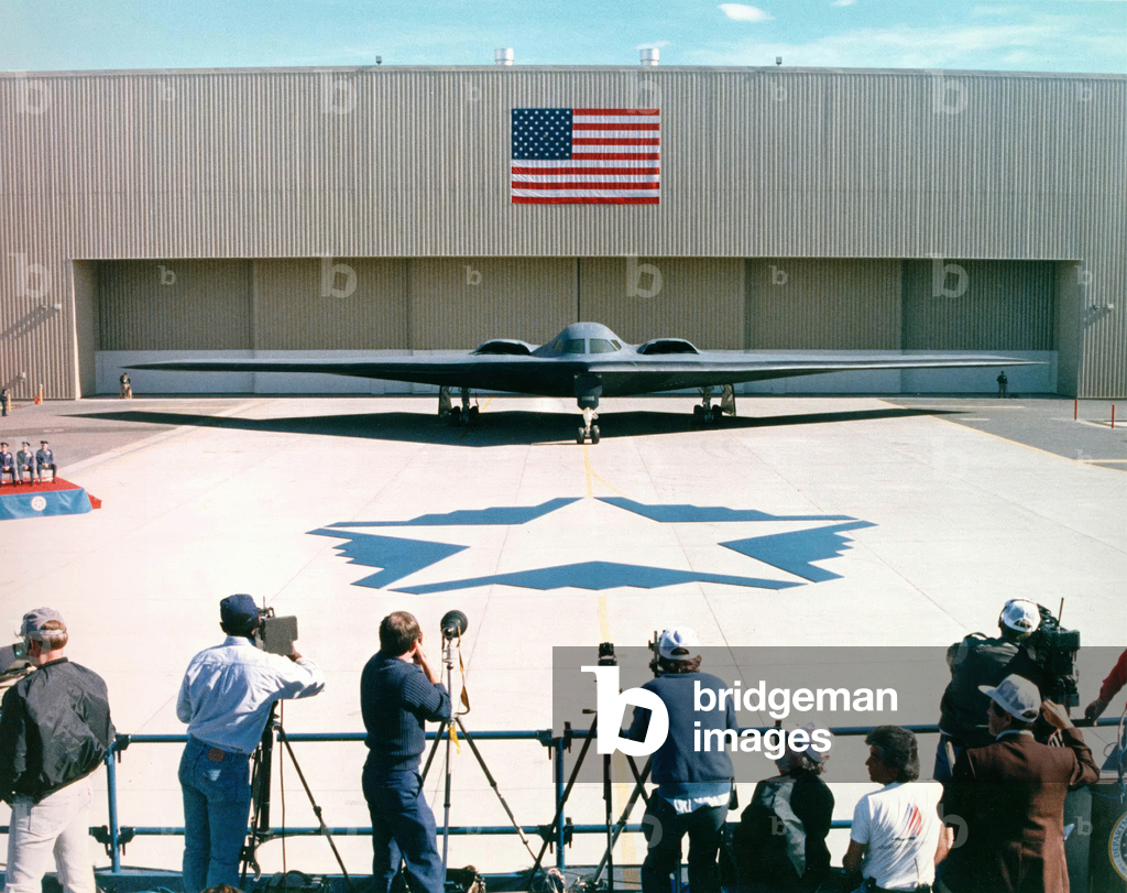 Image of Stealth Bomber, B-2 Spirit by Northrop, 1989 (photo) by ...