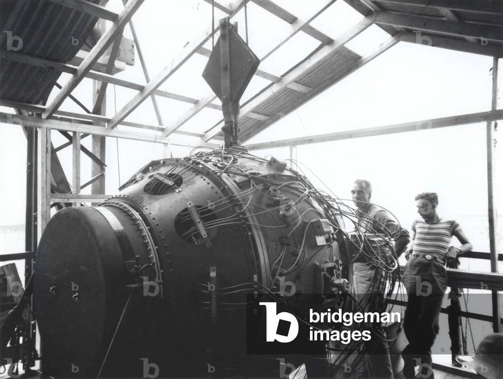 Image of Physicists Norris Bradbury and Seth Neddermeyer with the ...