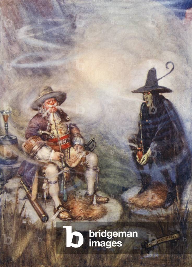 Image of How Table Mountain got its Cloud (colour litho) by Skelton ...