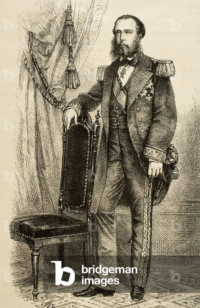 Image of Maximilian I of Mexico (1832-1867). Portrait (engraving)