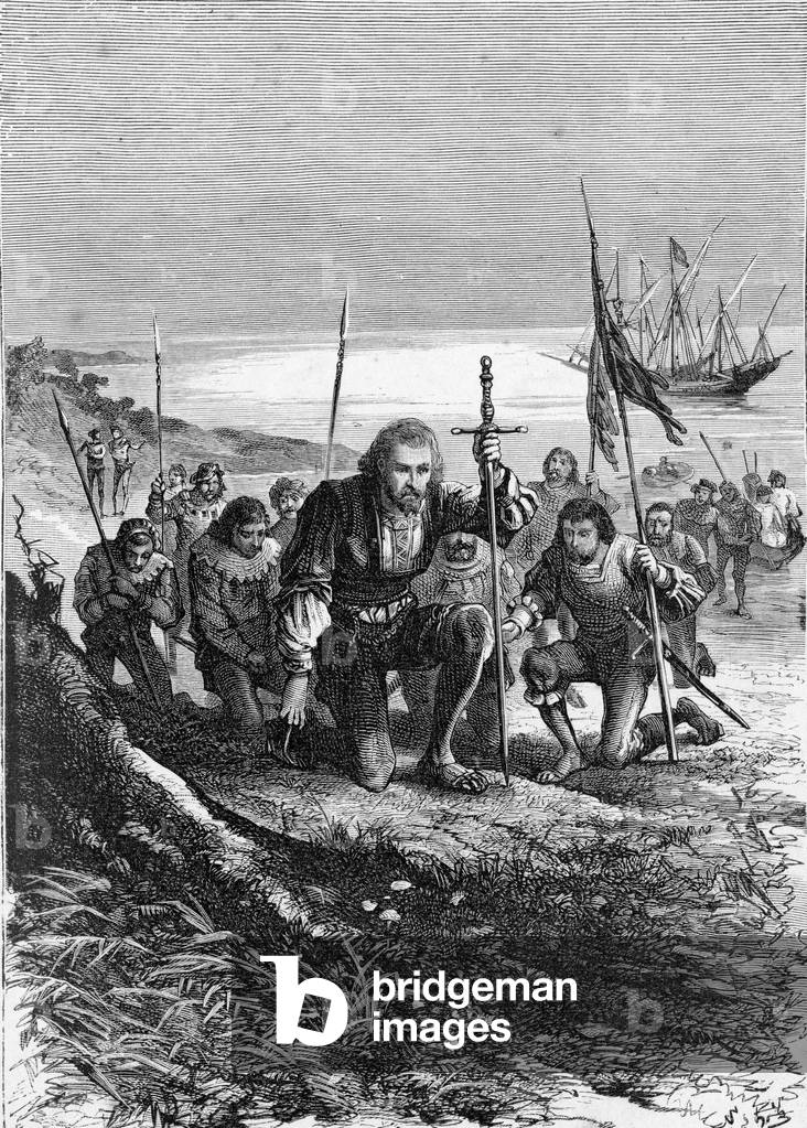 Image of The new world, the discovery of the Americas: The landing