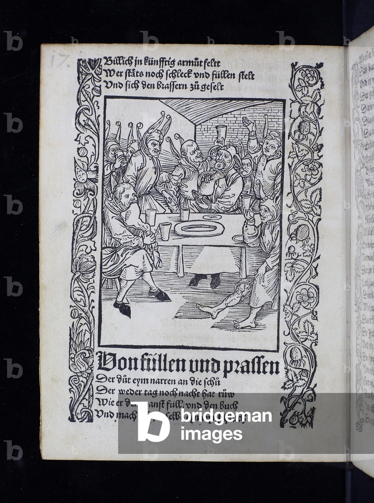 Image of The Ship of Fools, 1499 (woodcut)