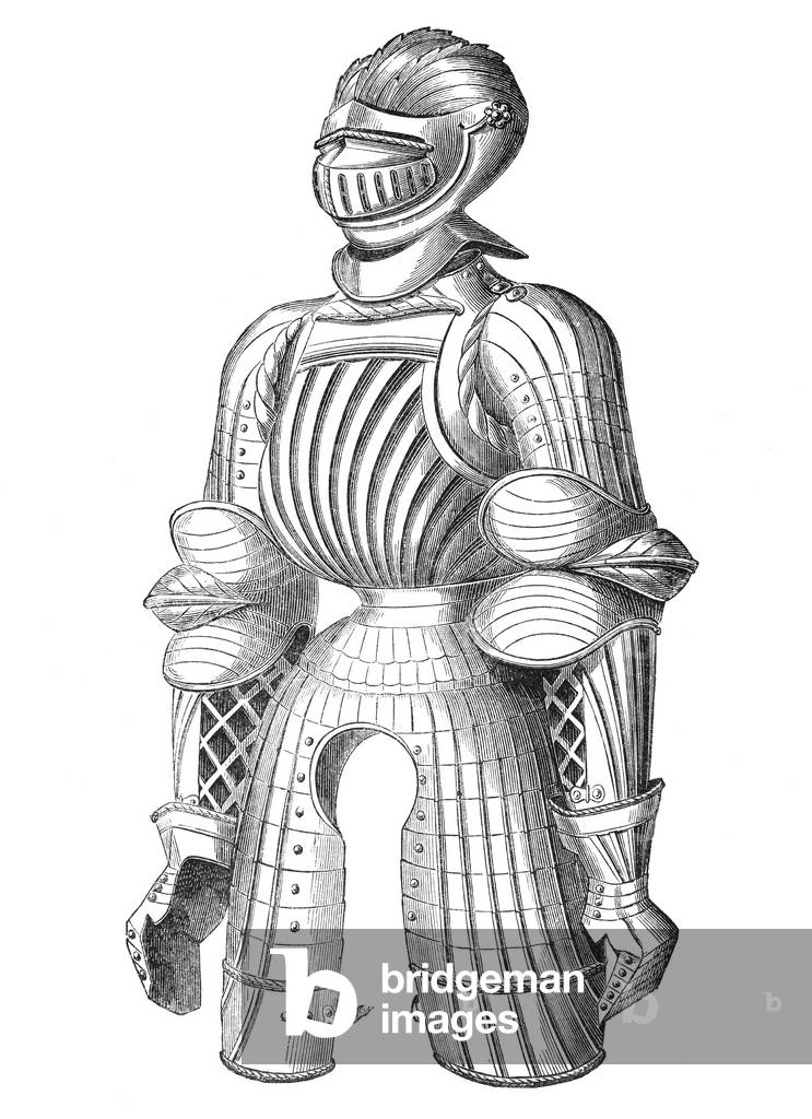 Image of SUIT OF ARMOR French suit of armor in the Maximilian