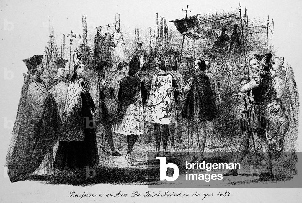 Image of The 20 condemned prisoners of the Spanish Inquisition