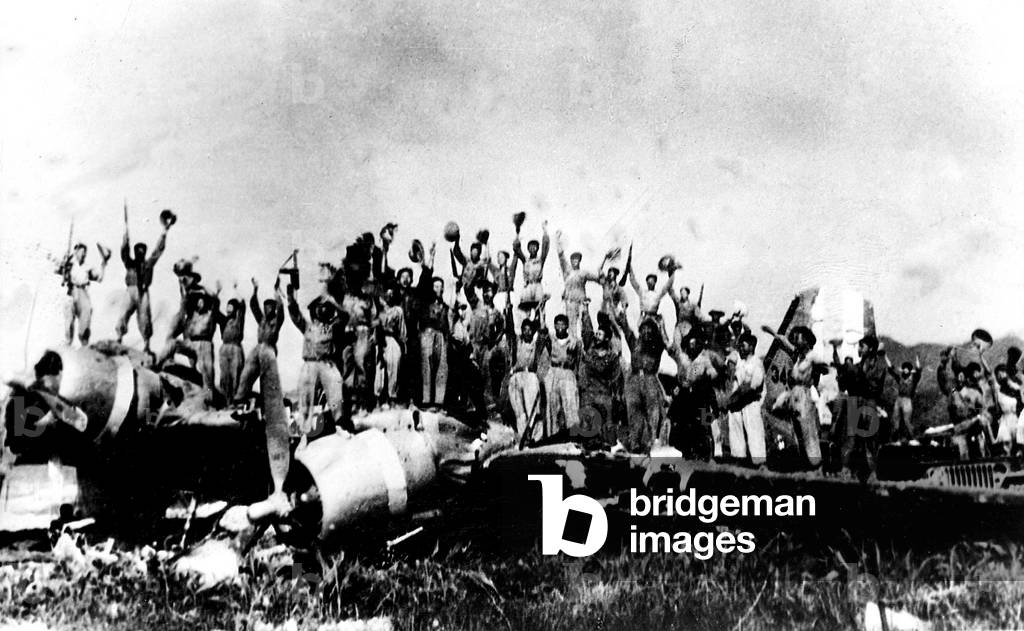 Battle of Dien Bien Phu : Vietminh celebrating the destruction of ...