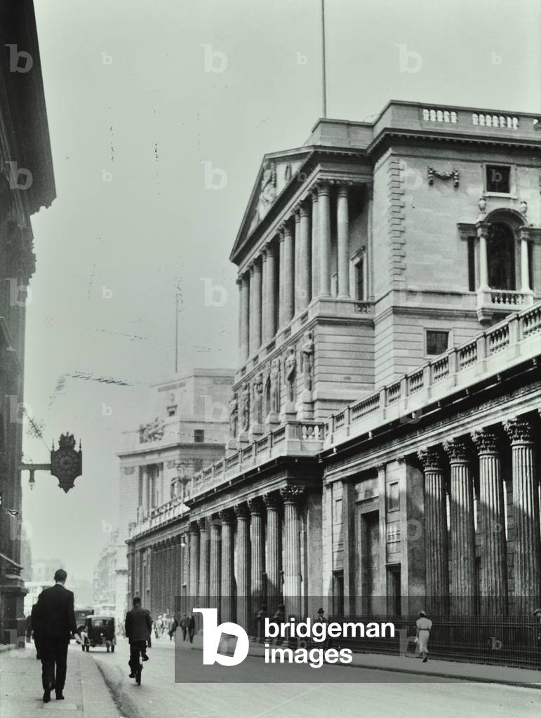 Image of Bank of England, Threadneedle Street, City of London, 1934 (b ...