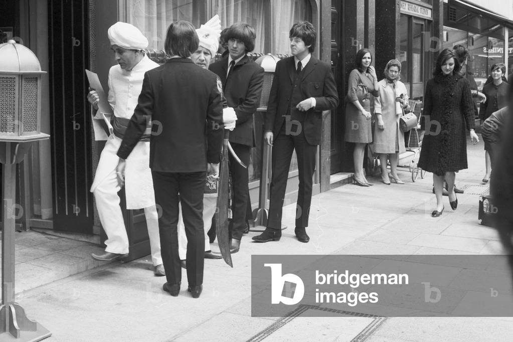 Image of The Beatles filming 'Help!' in London's West End, May 11, by ...