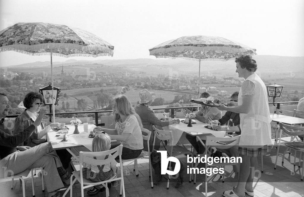 Image of Holiday in the Roehn, 1974 (b/w photo)