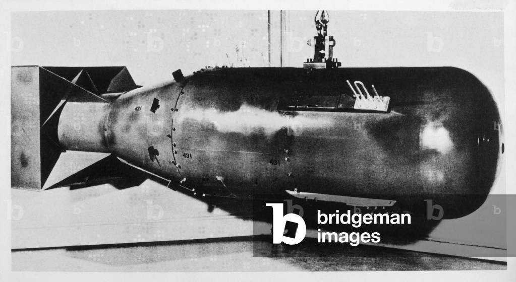 Image of Type of Bomb Dropped on Hiroshima, Japan, "Little Boy", 1945