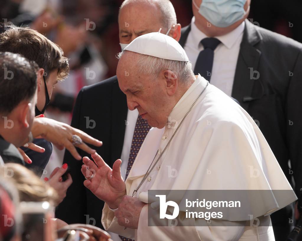 Image of General audience of Pope Francis, Vatican City, June 30th, 2021